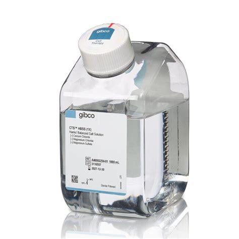 Cts™ Hbss 1x 1 L Buy Online Gibco™