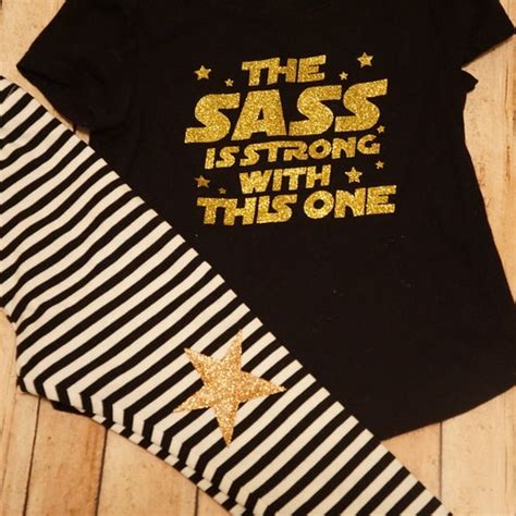 The Sass Is Strong With This One Funny Vector Design Etsy