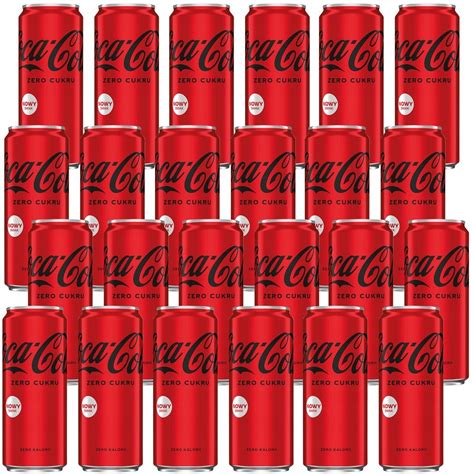 COCA COLA ZERO 24x 330ML COCA COLA ZERO CUKRU 10813647127 Oficjalne