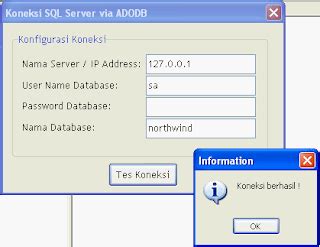 Delphi 7 Koneksi SQL Server Via ADODB Media Share