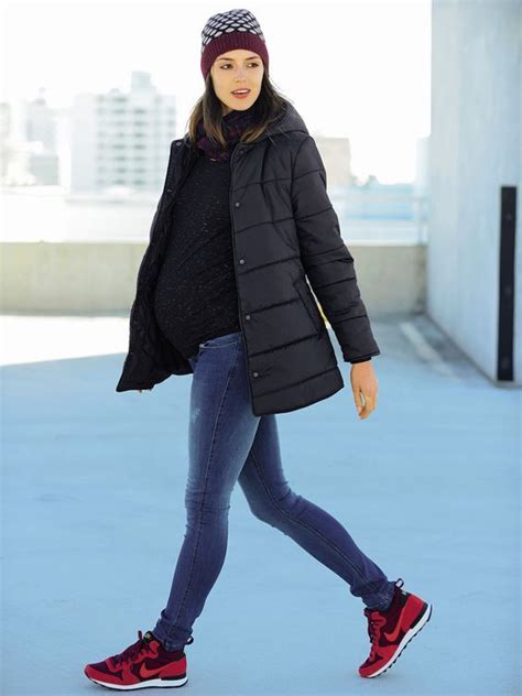 10 outfits de invierno cómodos para embarazadas Mujer de 10 Stylish
