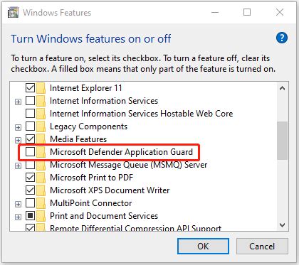 How To Enable Windows Defender Application Guard Ways Minitool