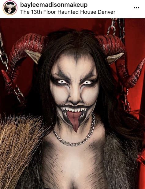 Pin By Gina Lola Jupiter On Krampus Horror Makeup Christmas Makeup