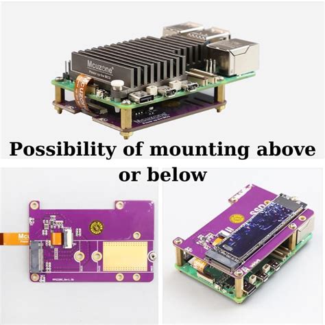 Placa De Expansiune SSD NVMe Pentru Raspberry Pi 5 Conector De 5cm Cu