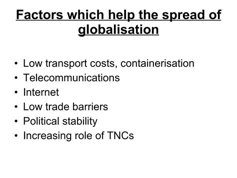 4 Globalisation Economic Powerpoint Ppt