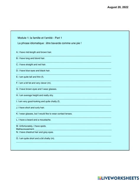 igcse year 11 révisions worksheet live worksheets