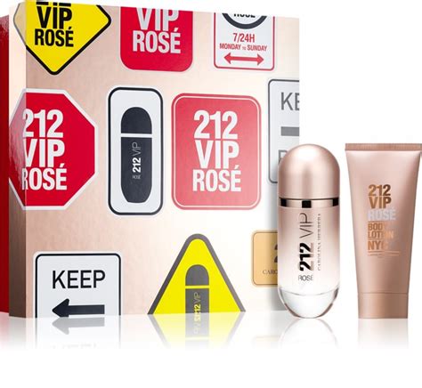 Carolina Herrera 212 Vip Rose Edp 80ml 100ml Losion Lady Set