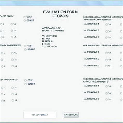 Computerized Questionnaire For Collecting Dm Judgments On Alternatives