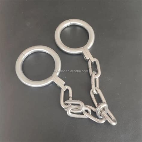 Stainless Steel Long Chain Leg Irons Bdsm Restraints