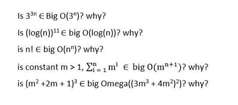 Solved Is 33n E Big O 3 Why Is Log N 11 Big Chegg Com