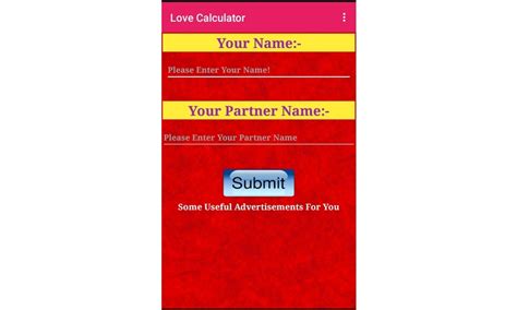 Love Calculator Appstore For Android