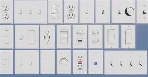 Light Switches And Outlets Collection 3d Interior Unity Asset Store