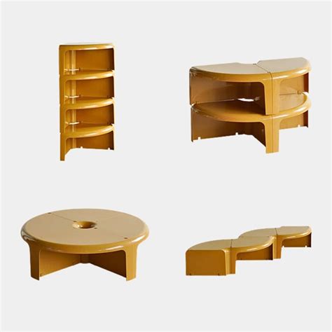 4 Piece Modular Plastic Table Modular Coffee Table Modular Table Modular Furniture