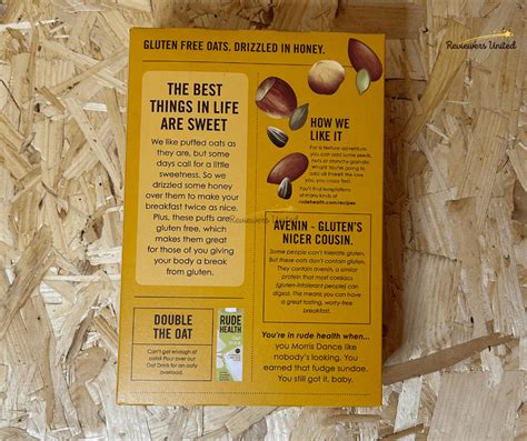 Rude Health Puffed Honey Oats Light And Golden Rating