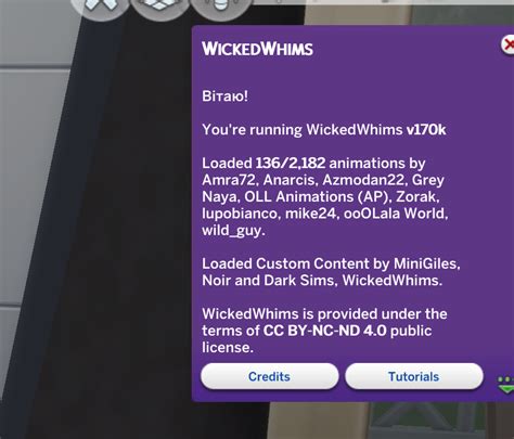 Whicked Whims Doesnt Show Sex Partners Technical Support