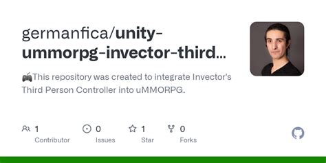 github germanfica unity ummorpg invector third person controller