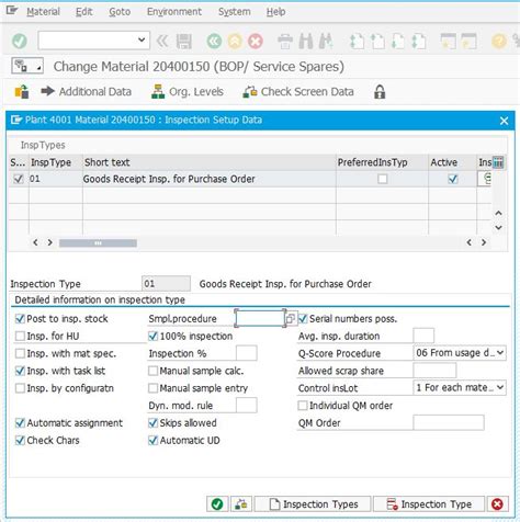 Solved Sap Qm 100 Inspection Not Working Sap Community