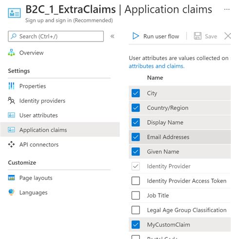 Add Extra Claims To An Azure B2c User Flow Using Api Connectors And Asp