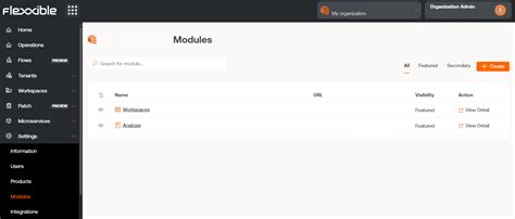 Módulos FlexxClient