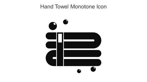 Hand Towel Monotone Icon In Powerpoint Pptx Png And Editable Eps Format PPT PowerPoint
