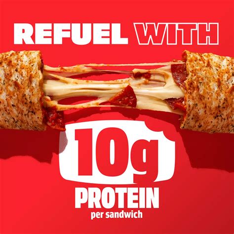 Hot Pockets Pepperoni Pizza Frozen Sandwiches Garlic Buttery Crust