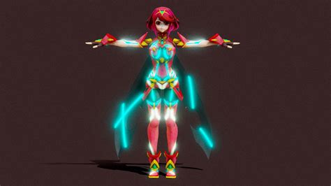 Pyra Download Free 3d Model By 雨宮レン Oscar3dmodel [d7dd074] Sketchfab