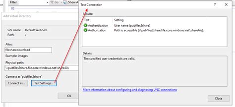 Use Azure File Share As Virtual Directory In Iis Azure Talk