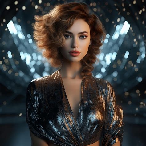 3d Renderd Photo Of Female Models Photo With Full Of Gorgeous Beauty