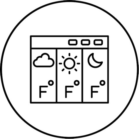 예측 아이콘 프리미엄 벡터