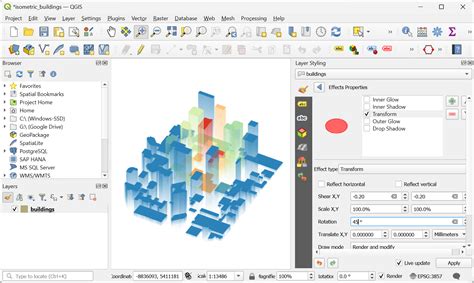 Creating Isometric Buildings QGIS3 QGIS Tutorials And Tips