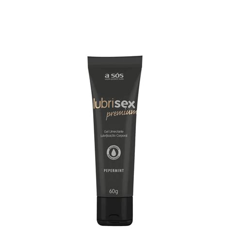 Gel Lubrificante A Sós Lubrisex Premium Beleza na Web