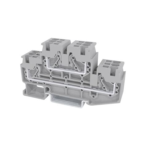 2 5mm2 2 Layer Type Industrial Spring Din Rail Electrical Terminal