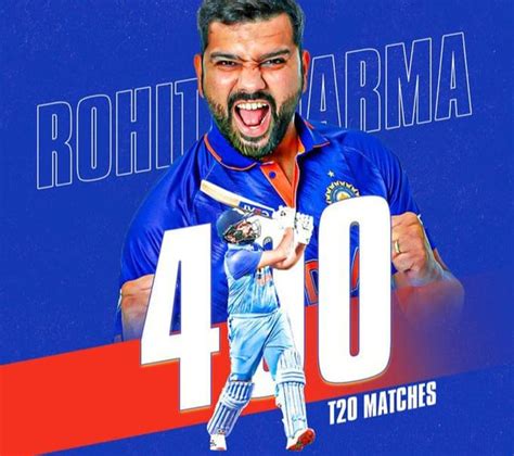 Rohit Sharma Becomes First Indian Player To Play 400 T20 Matches R