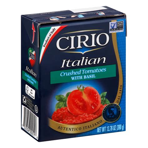 Colavita Italian Crushed Tomatoes With Basil Shop Vegetables At H E B