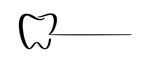 Tooth Logo Icon And Line For Text For Dentist Or Stomatology Dental
