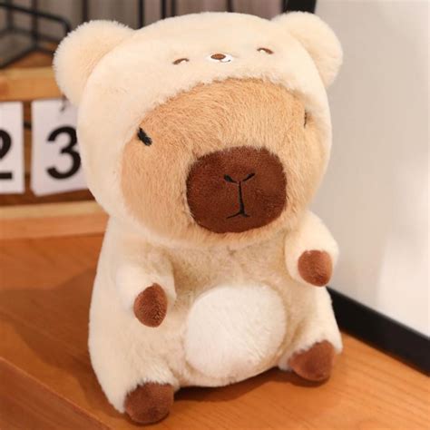 Shiny Girl คอสเพลย์ ตุ๊กตาน่ารัก Capybara ผ้าฝ้ายพีพี ขนปุยฟู ตุ๊กตา