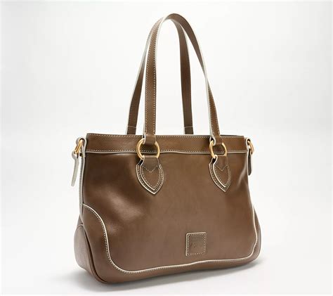Dooney Bourke Florentine Leather Shopper Bag QVC