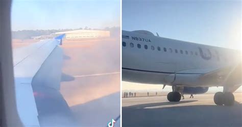 United Airlines Flight Catches Fire On Runway Ebaums World