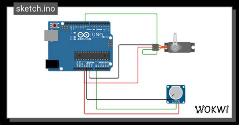 P023b SerboMotor Wokwi ESP32 STM32 Arduino Simulator