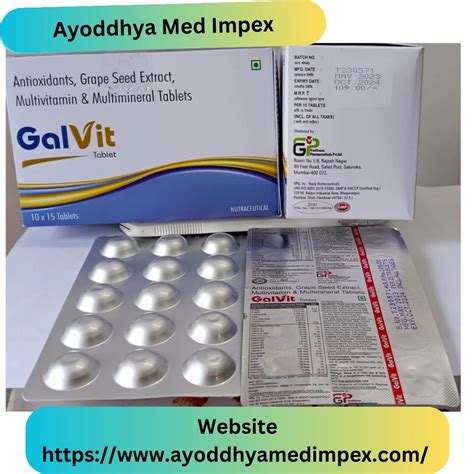 Multivitamin Multiminerals And Antioxidant Tablets At Rs 150box In Nagpur