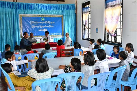 ပြင်ဦးလွင်ခရိုင်၊ လူထုအခြေပြုဗဟိုဌာန Community Centre ခန်းမတွင် ကျောင