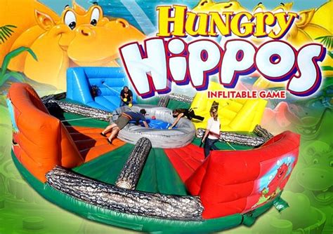 Hungry Hippo Inflatable Game WeRentFun Net Miami FL