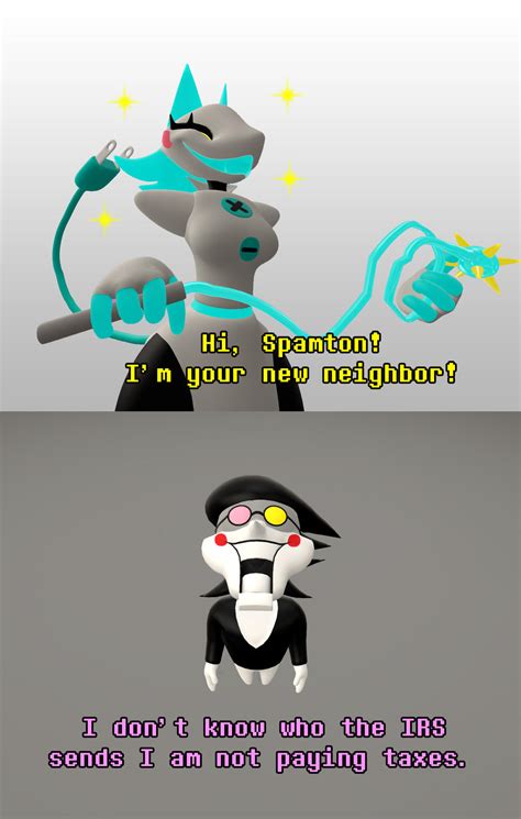 Sfm The New Neighbor Spamton By Fivetenny On Deviantart