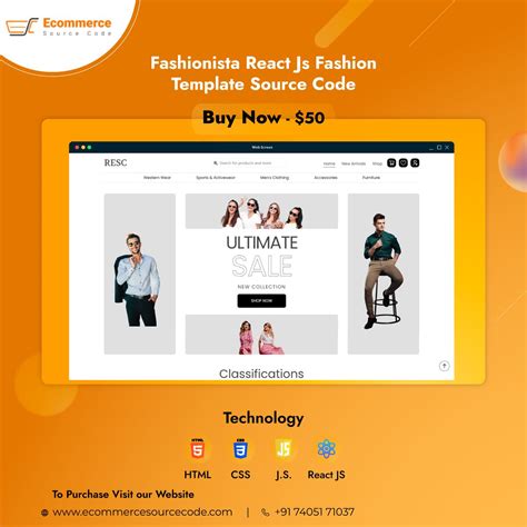 Ecommercesourcecode On Linkedin Ecommerce Reacttemplate Html Css Javascript Reactjs