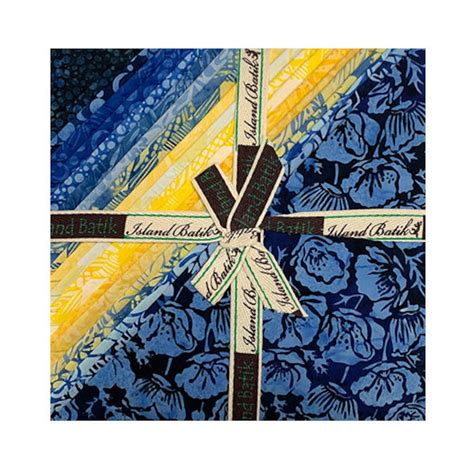 Island Batik IB Stack ST Harvest Blue 10 Fabric Etsy