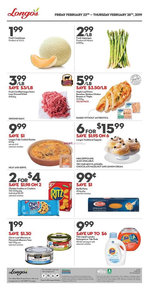 Longos Ajax Guelph And Mt Pleasant Flyer February 22 To 28