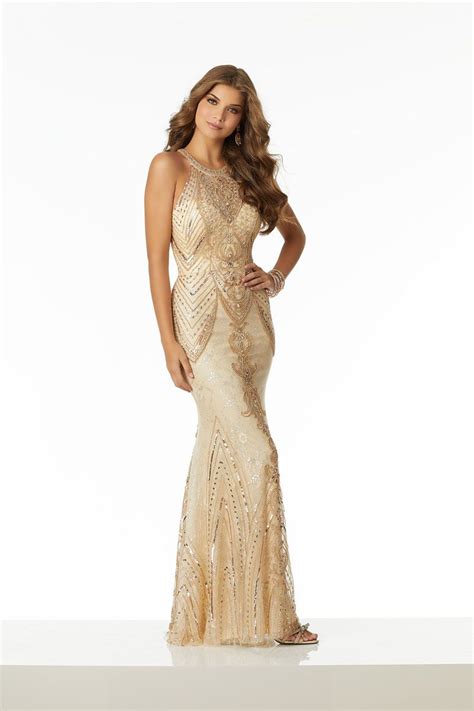 Promgirl Long Tight Prom Dress With Sequin Print Artofit