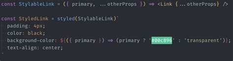 Syntax Highlighting Not Working When Using Inline Function As An Argument Styled