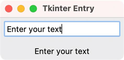Basic Widgets In Tkinter