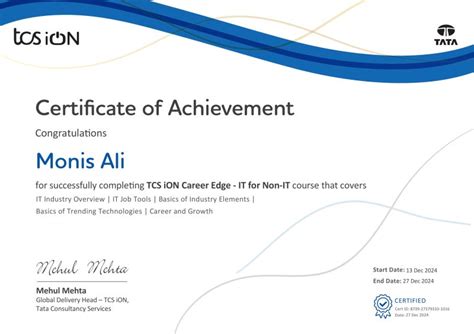 monis ali on linkedin learningneverstops tcsion careergrowth